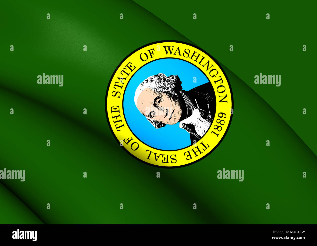 Washington state seal and flag hi-res stock photography and images - Alamy