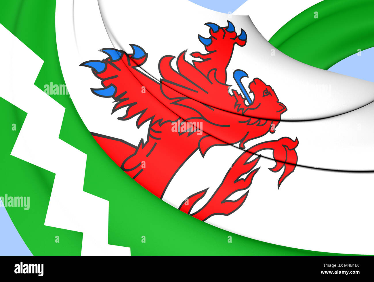 Flag of Westland, Netherlands Stock Photo - Alamy