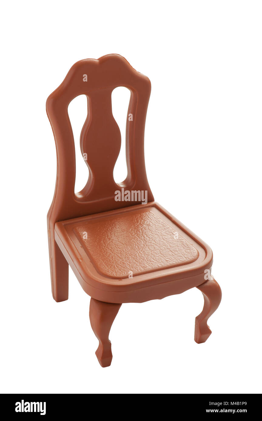 toy plastic chair on a white background Stock Photo - Alamy