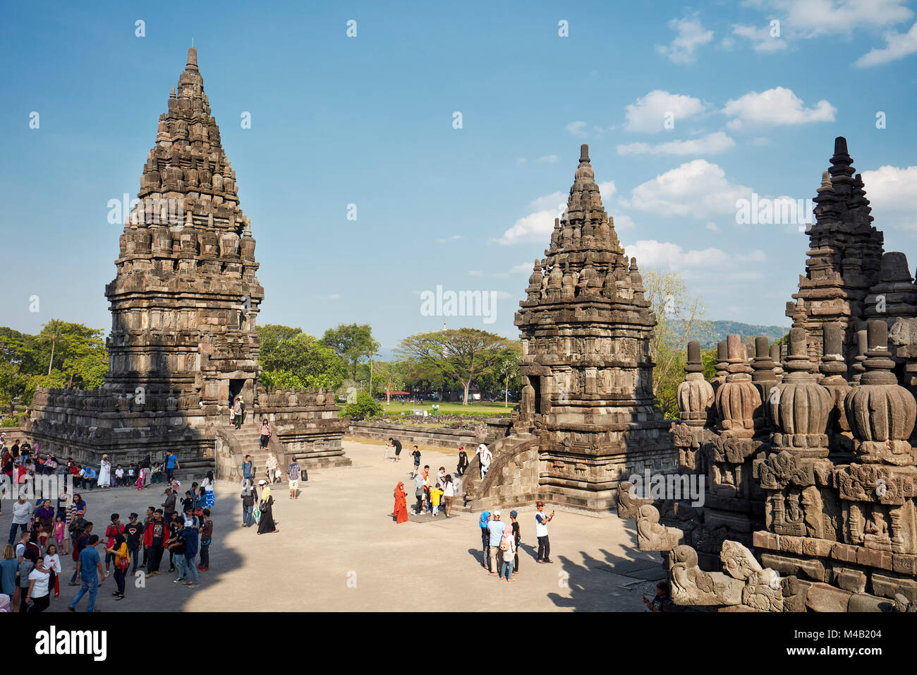 Prambanan Hindu Temple Compound. Special Region of Yogyakarta, Java ...