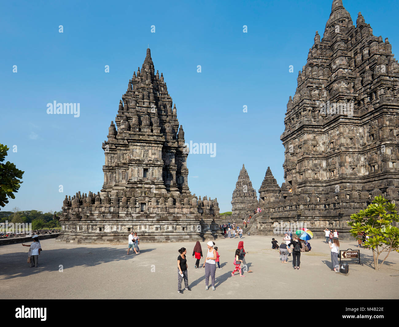 Prambanan Hindu Temple Compound. Special Region of Yogyakarta, Java ...