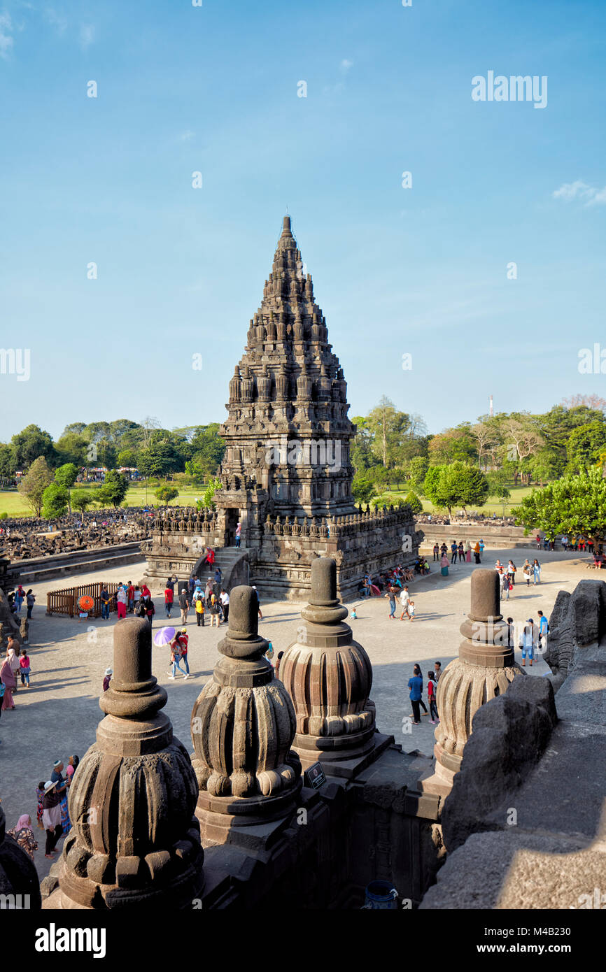 Prambanan Hindu Temple Compound. Special Region of Yogyakarta, Java ...