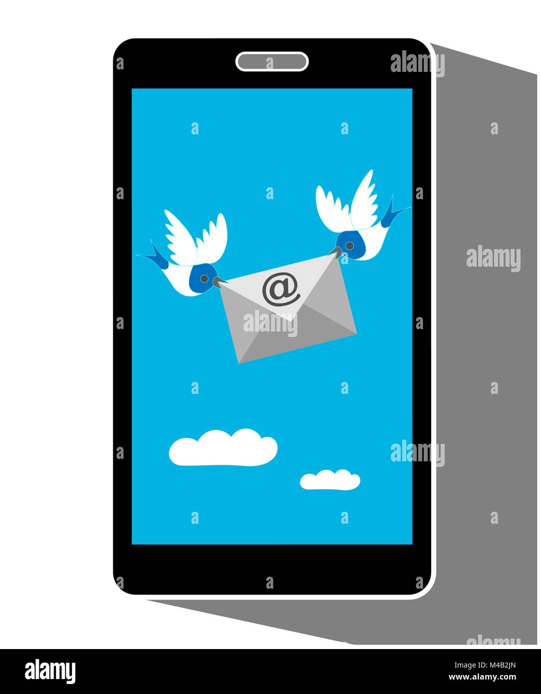 Communication by mail Stock Vector Images - Alamy