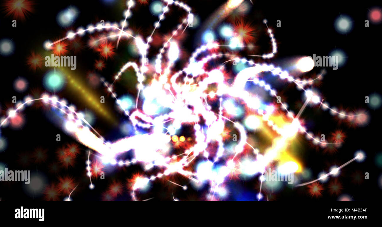 Computer generated image of mystic lights and shapes Stock Photo - Alamy