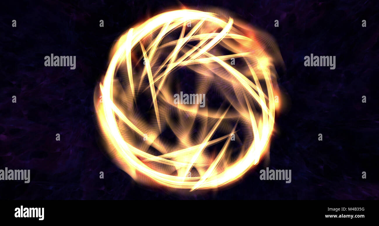 Computer generated image of mystic lights and shapes Stock Photo - Alamy