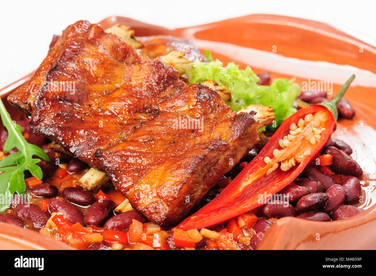 Roasted pork slice hi-res stock photography and images - Alamy