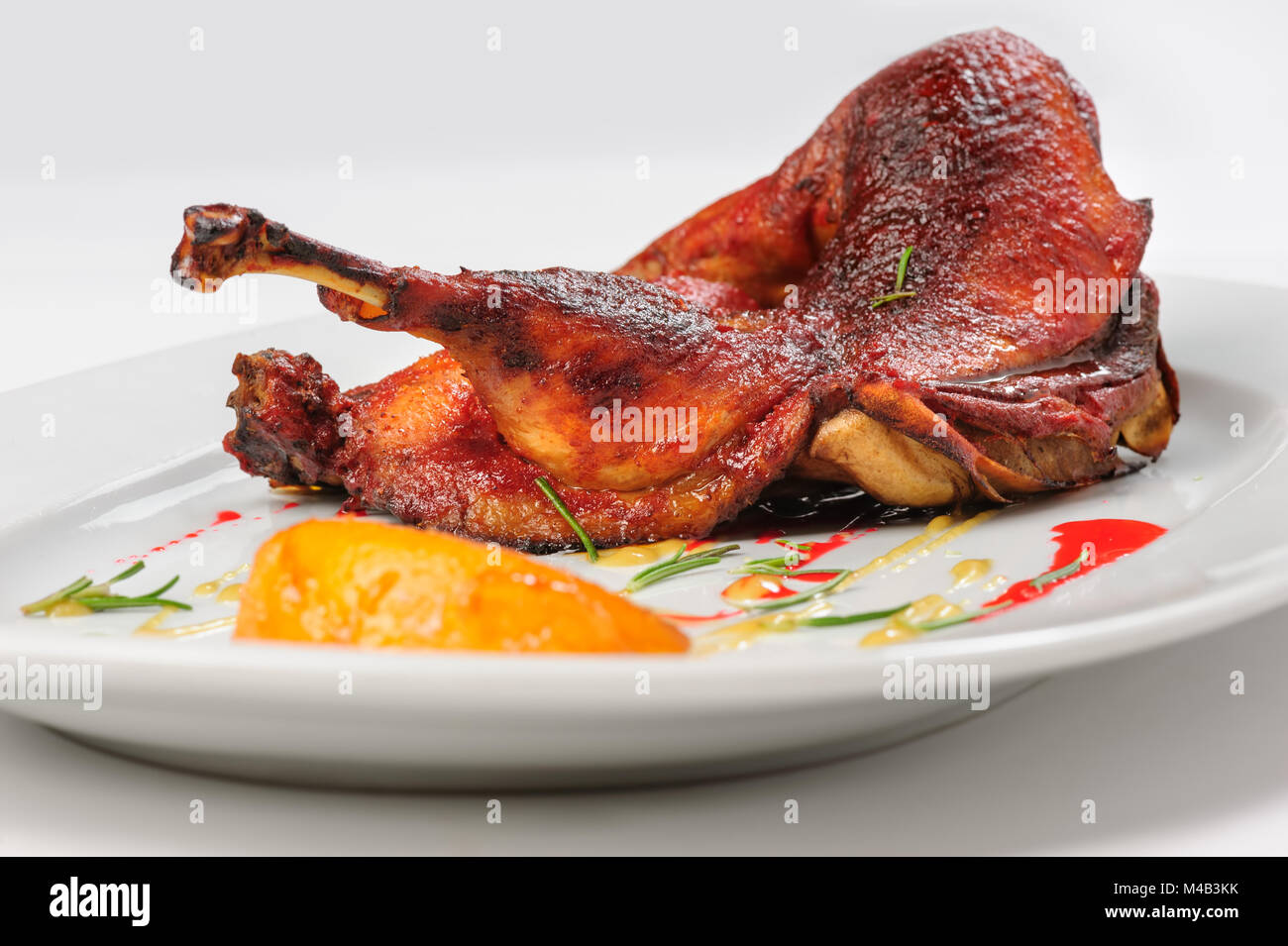 Roast duck orange hi-res stock photography and images - Alamy