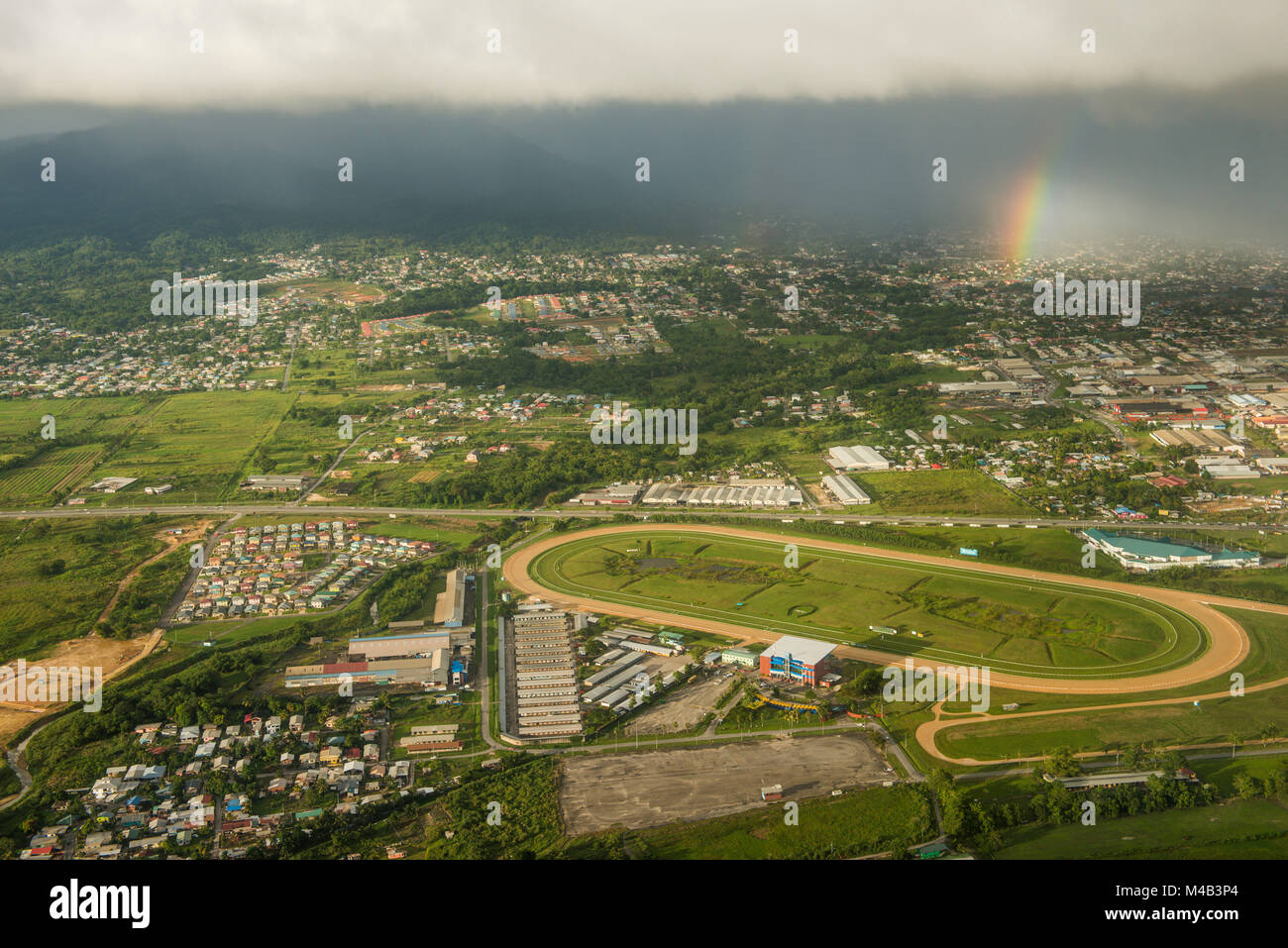 Aerial of Trinidad,Trinidad and Tobago,Carribean Stock Photo - Alamy