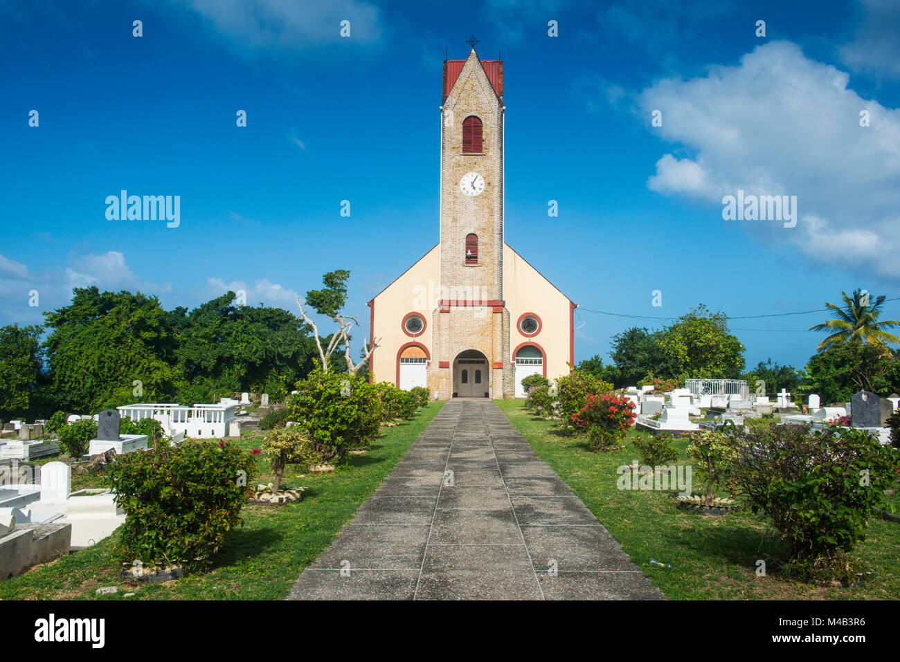 Anglican Church in Sauteurs,Grenada,Caribbean Stock Photo - Alamy