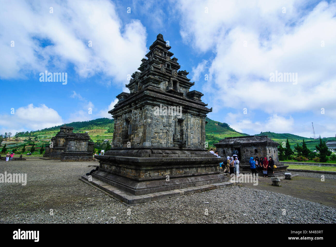 Arjuna Hindu Dieng temple complex ,Dieng Plateau,Java,Indonesia Stock ...