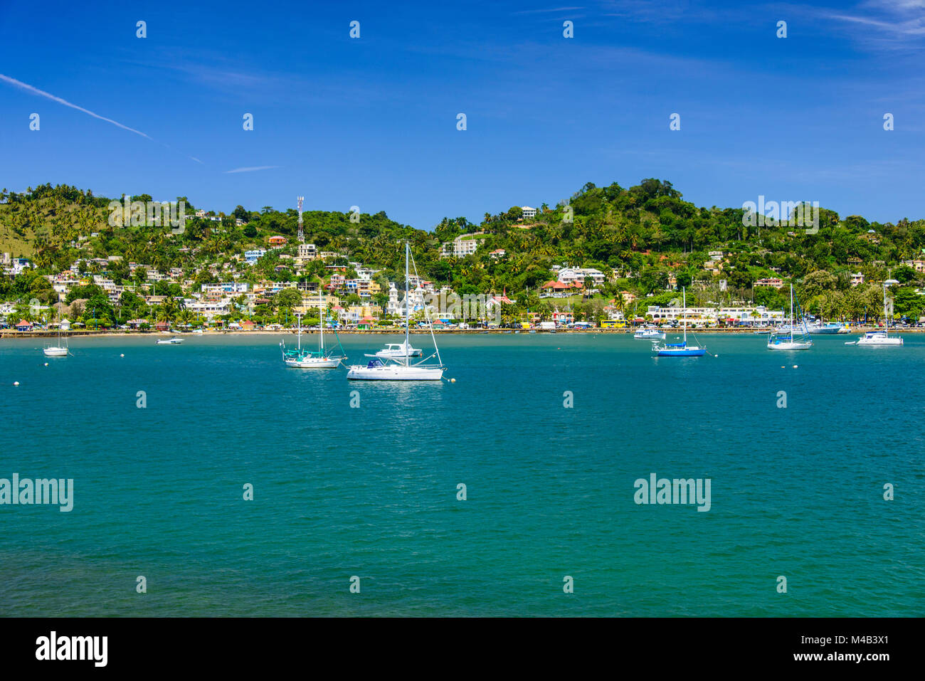 Bay of Santa Barbara de Samana,Samana peninsula,Dominican Republic ...