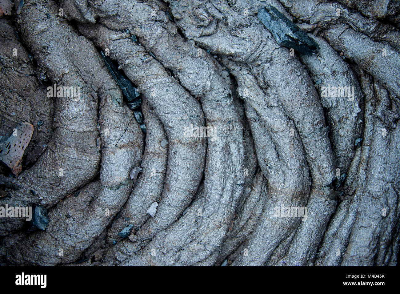 Cold lava after an eruption of Tolbachik volcano,Kamchatka,Russia Stock ...