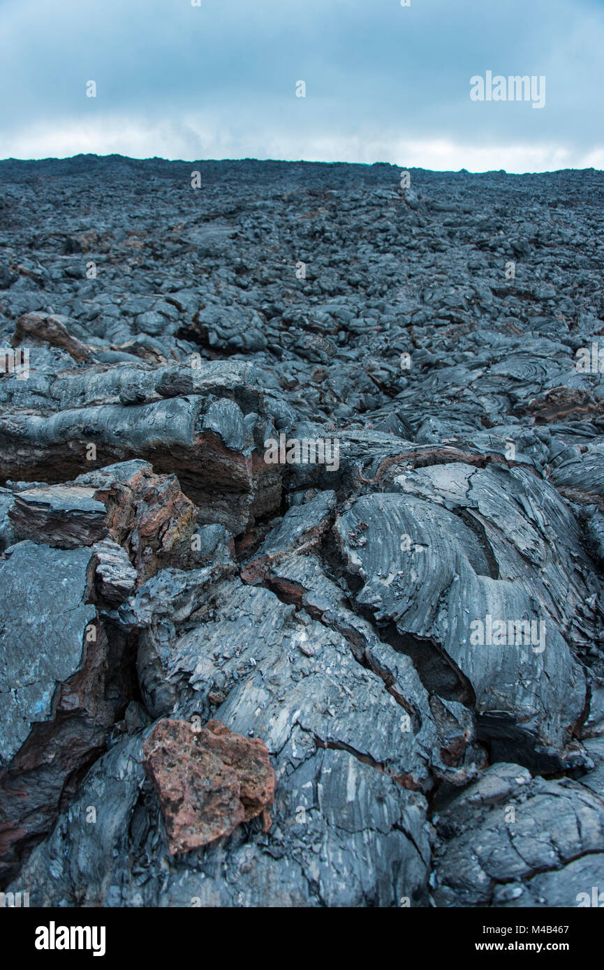 Cold lava after an eruption of Tolbachik volcano,Kamchatka,Russia Stock ...