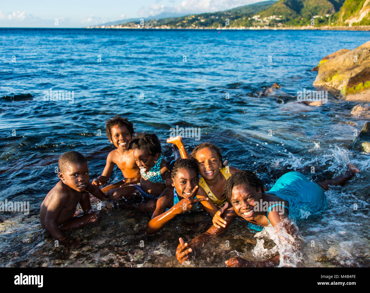 Caribbean Children Playing