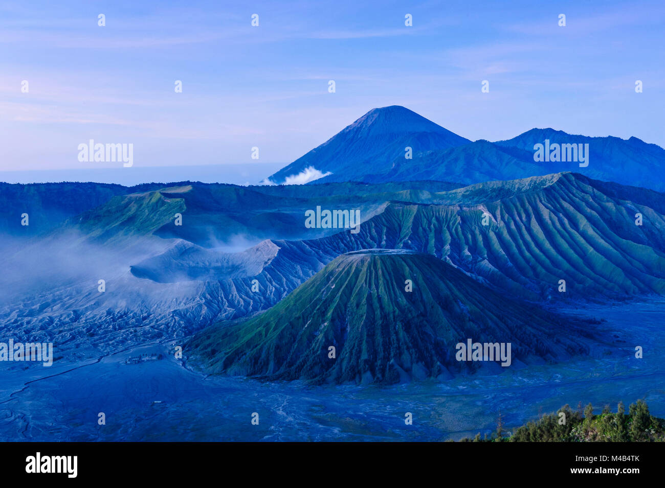 Mount Bromo volcanic crater at sunrise,Bromo Tengger Semeru National ...