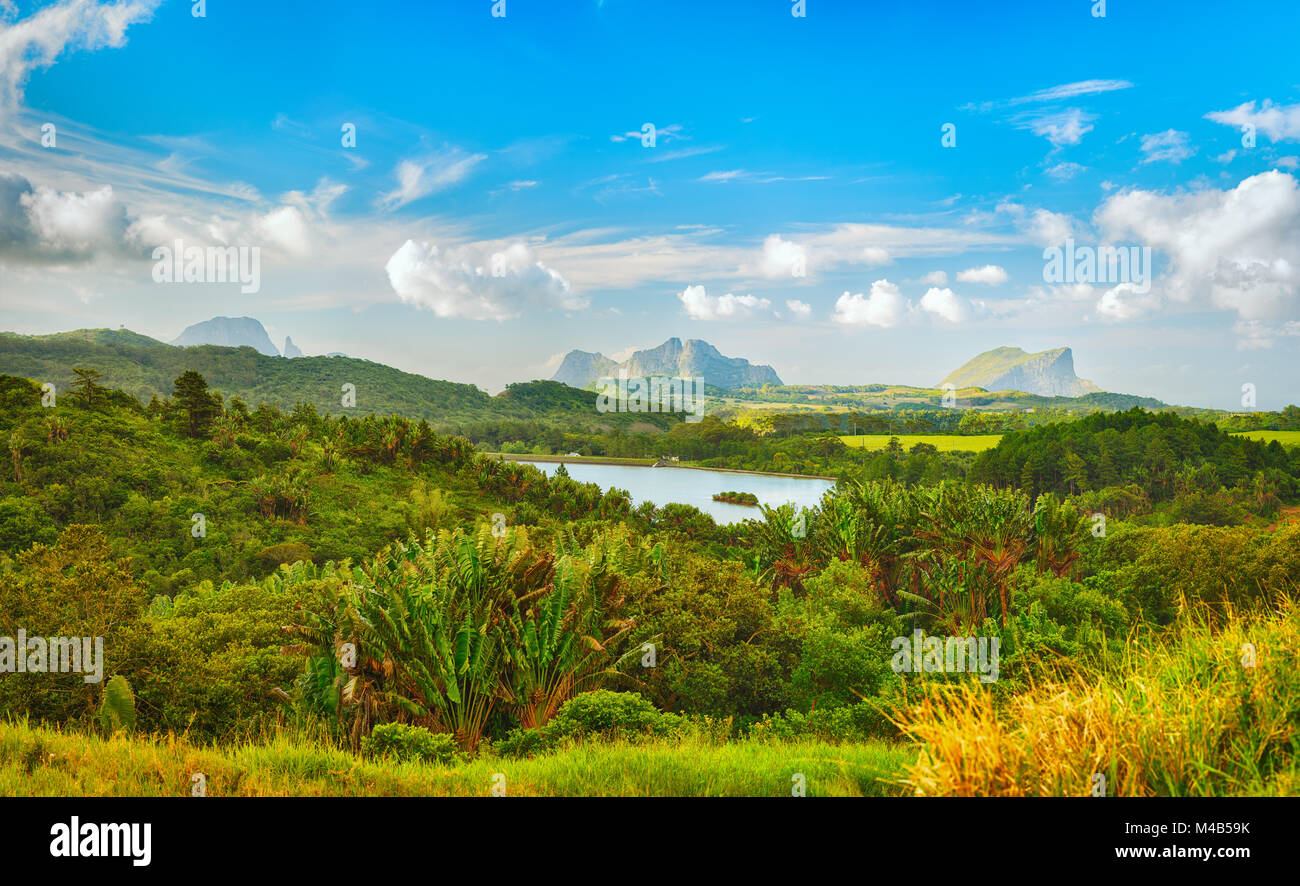 Mauritius panorama hi-res stock photography and images - Alamy