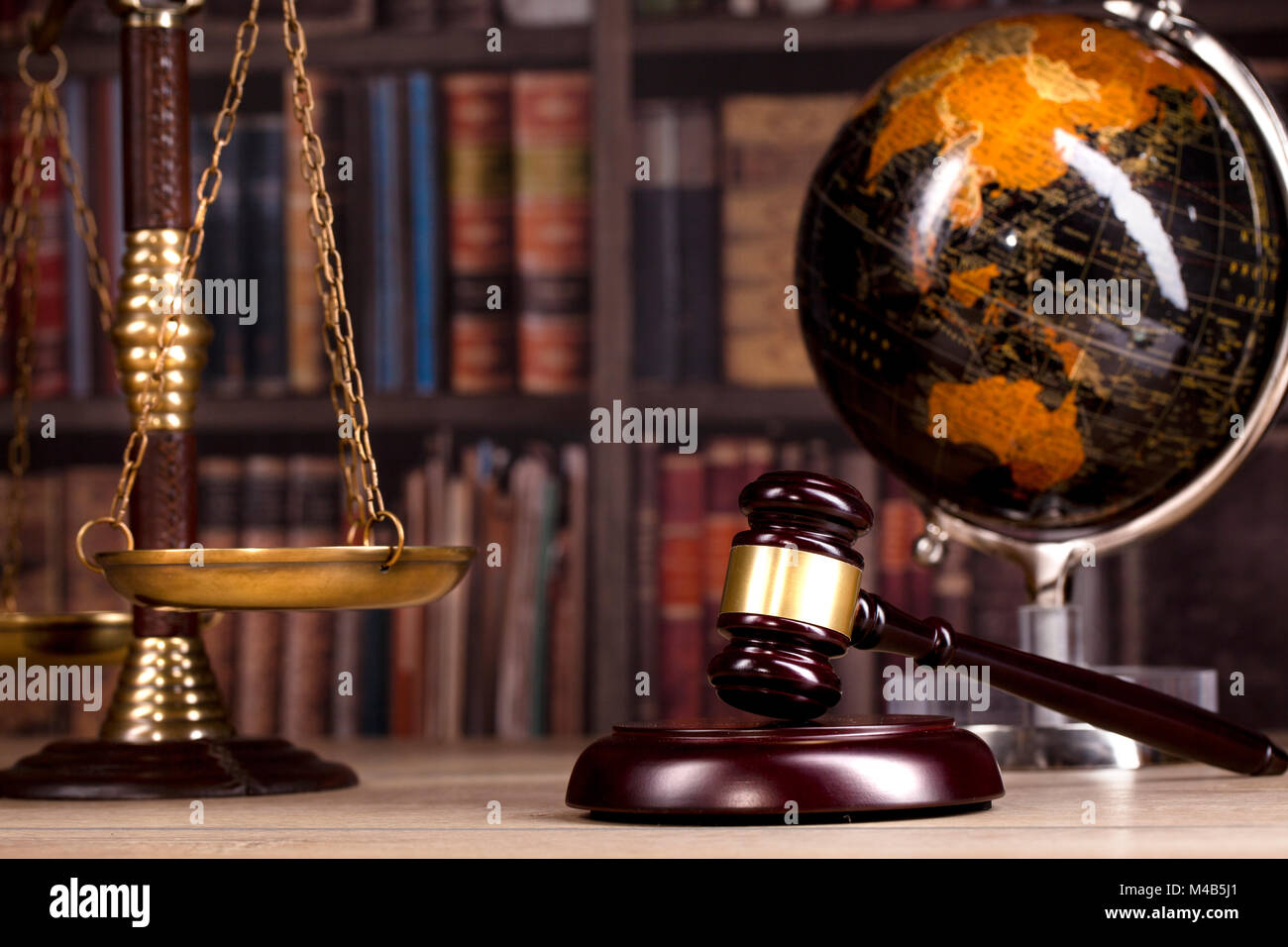 Law and justice concept. Law and justice symbols composition. Legal ...