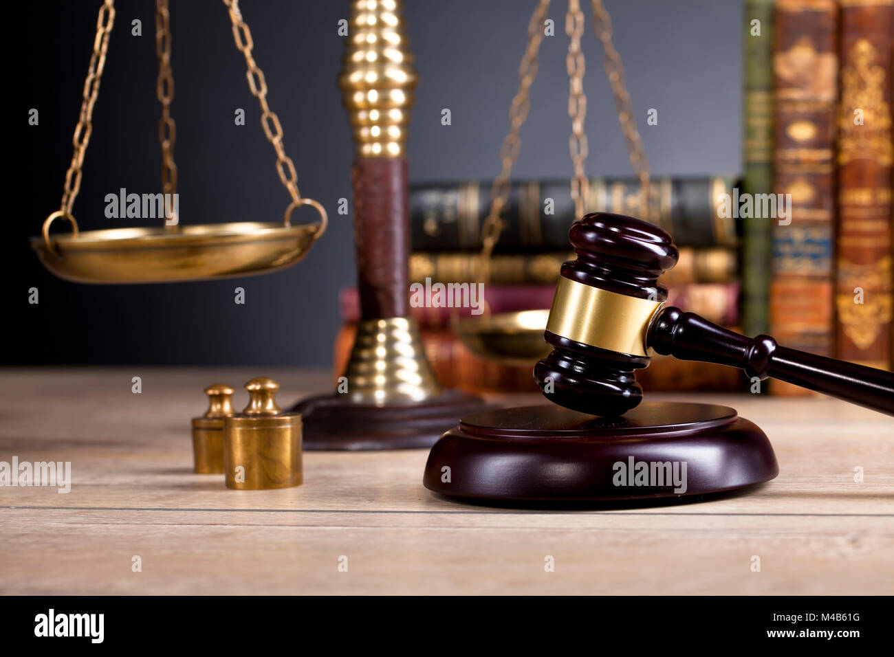 Law and justice concept. Law and justice symbols composition. Legal ...