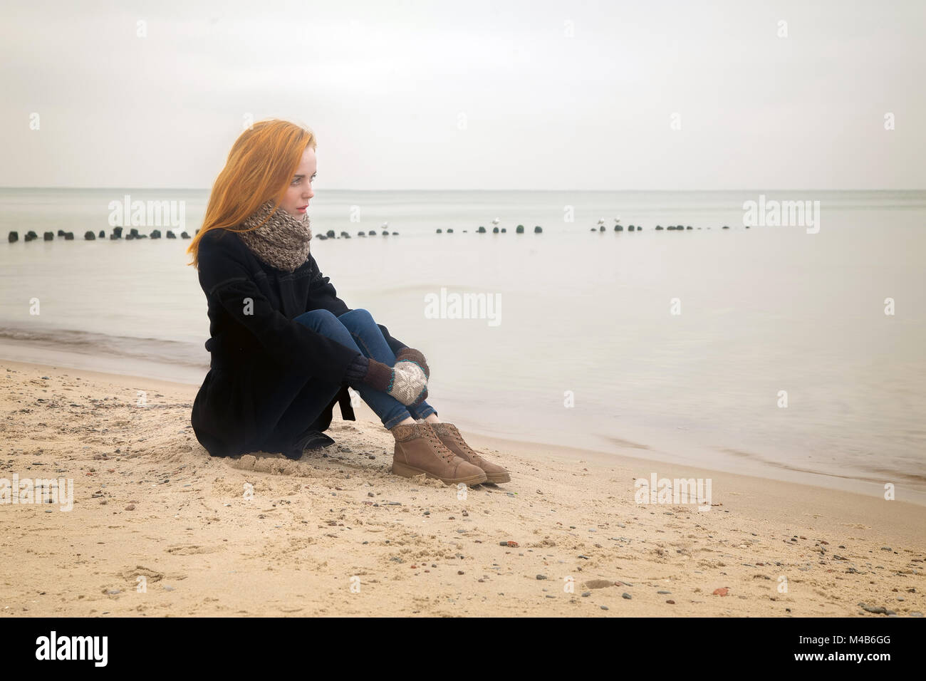 Sad beach hi-res stock photography and images - Alamy