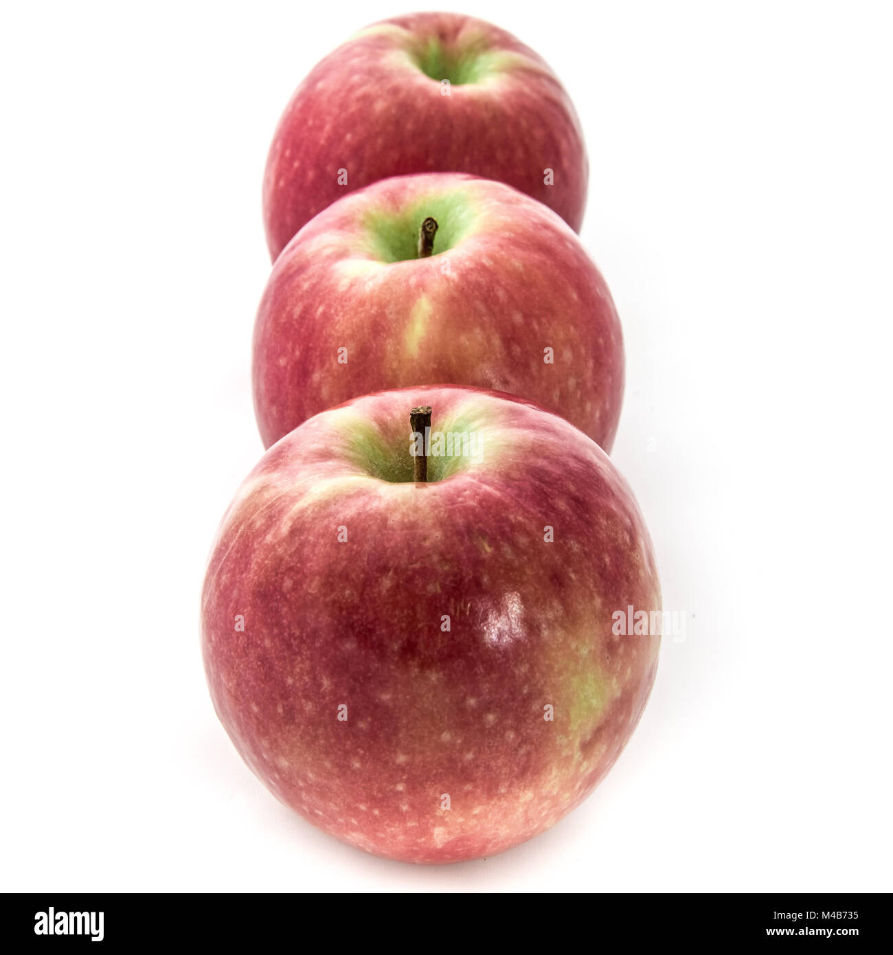 Apple Isolated on White Stock Photo - Alamy