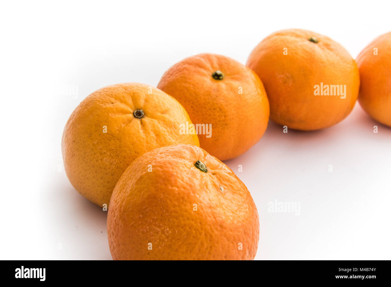 Clementines Isolated on White Stock Photo - Alamy