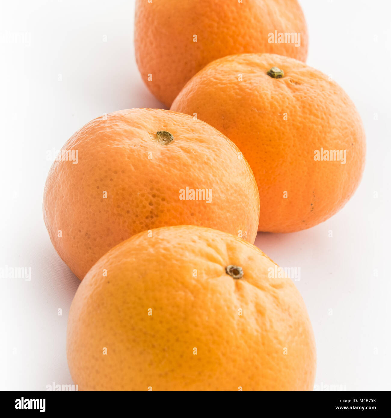 Clementines Isolated on White Stock Photo - Alamy