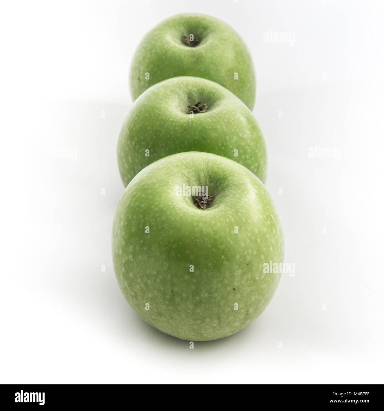 Apple Isolated on White Stock Photo - Alamy