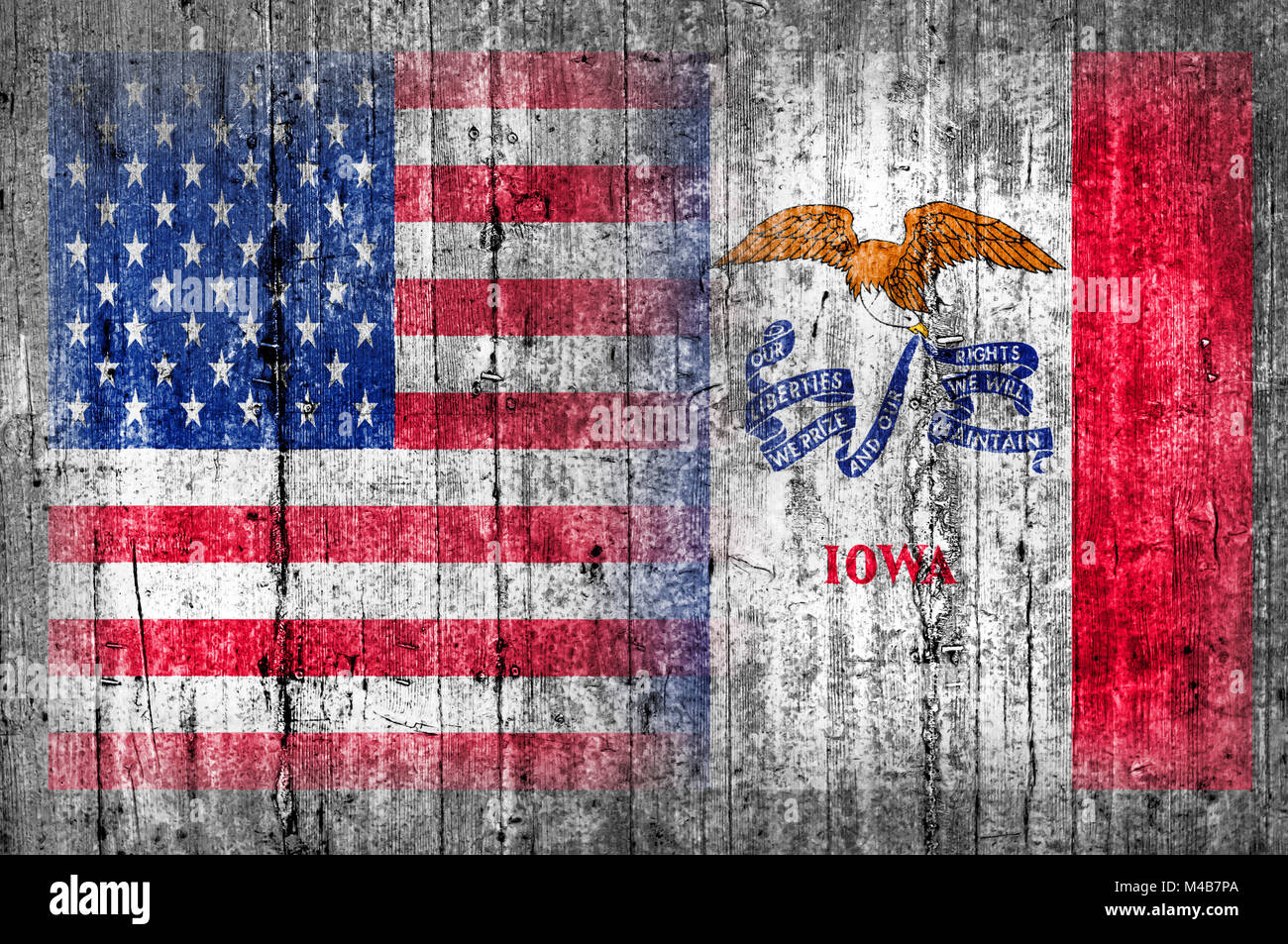 Iowa flag hi-res stock photography and images - Alamy