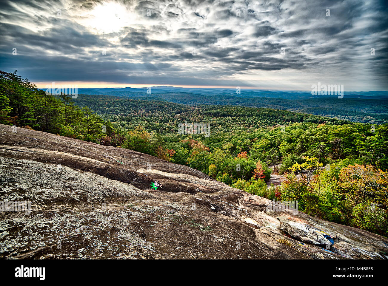 landscapes near lake jocassee and table rock mountain south carolina ...