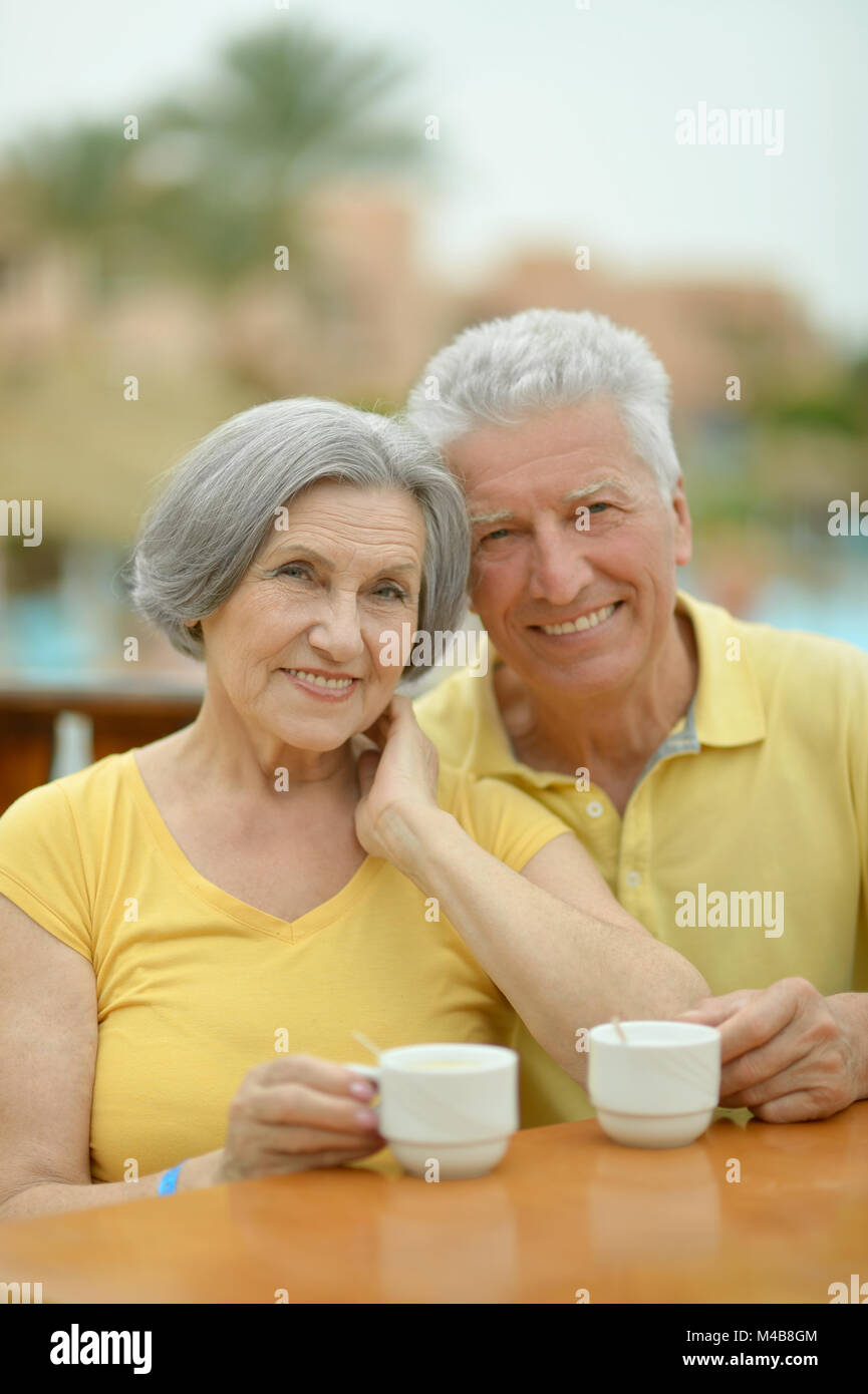 Cafe couple tea hi-res stock photography and images - Alamy
