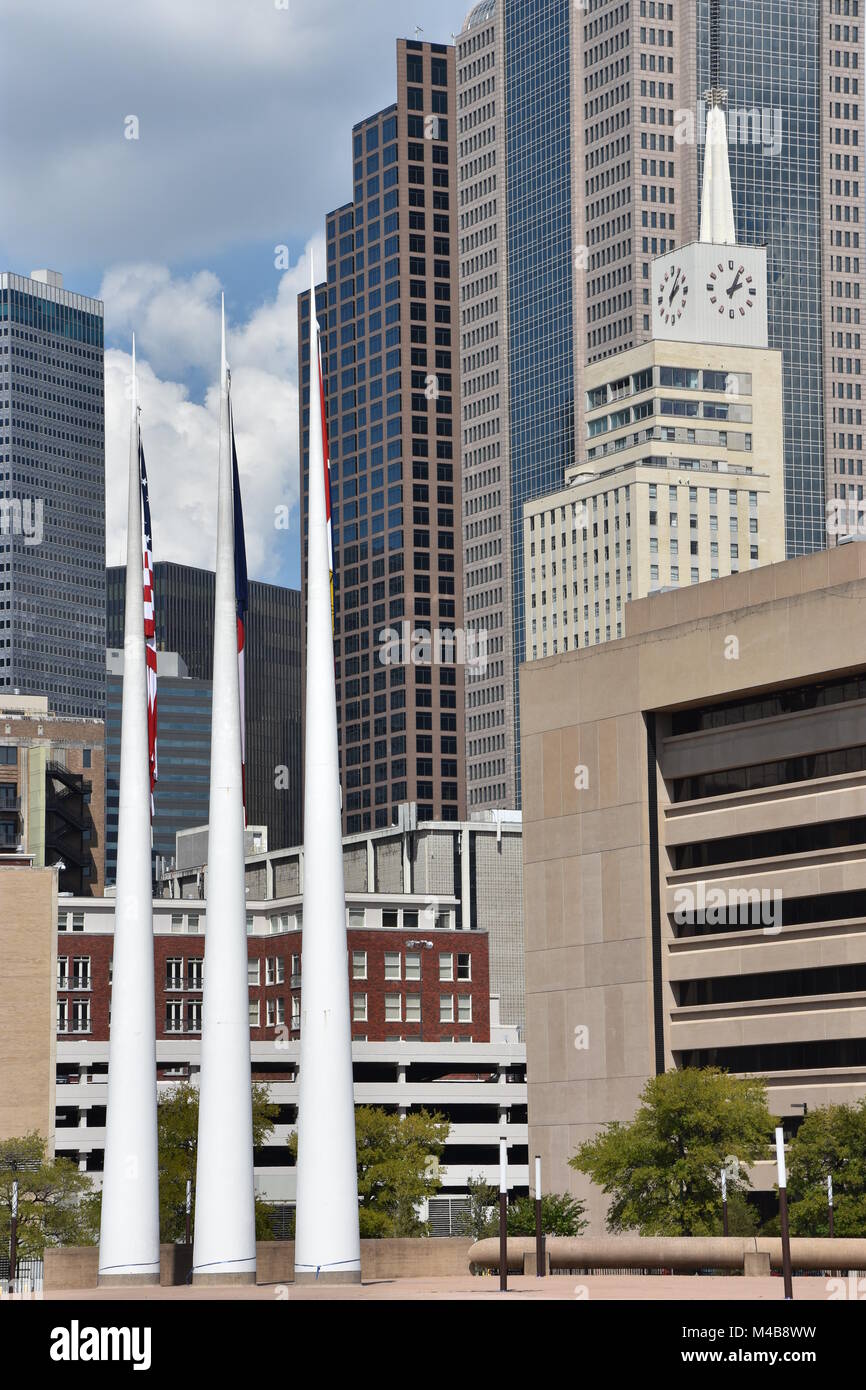 Downtown Dallas in Texas Stock Photo - Alamy