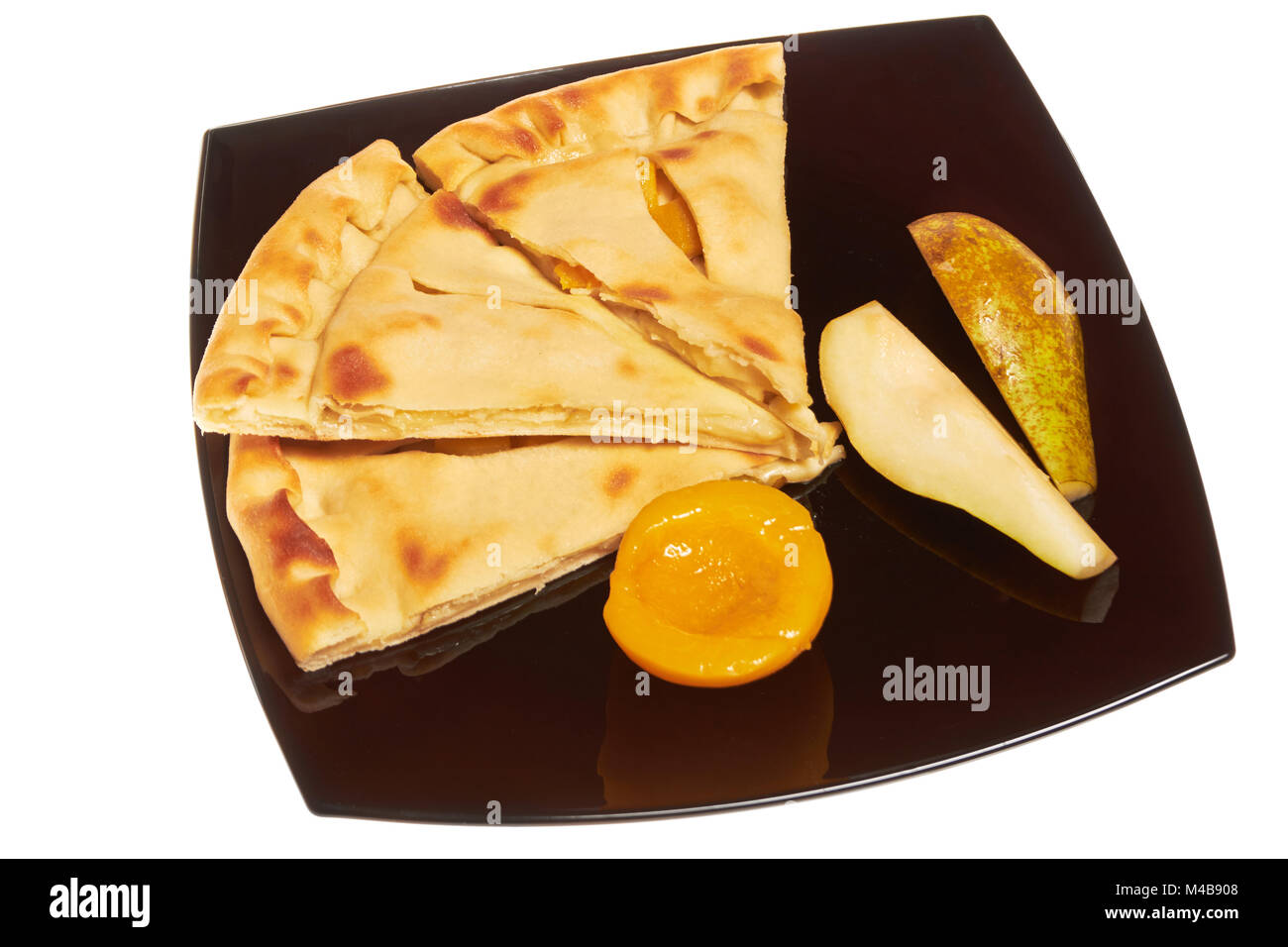 Pie isolated on white Stock Photo - Alamy