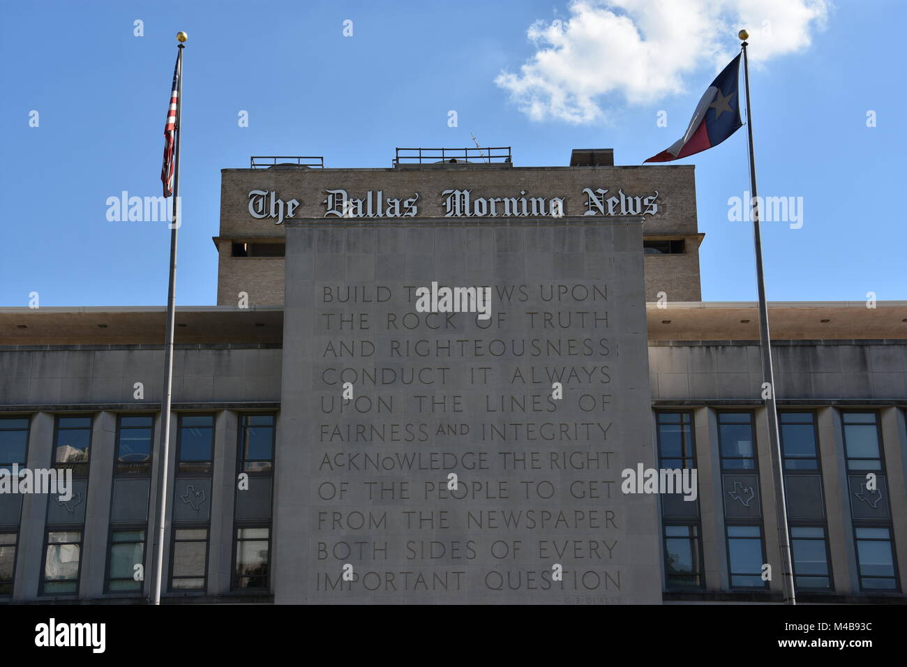 The Dallas Morning News building in Texas Stock Photo - Alamy