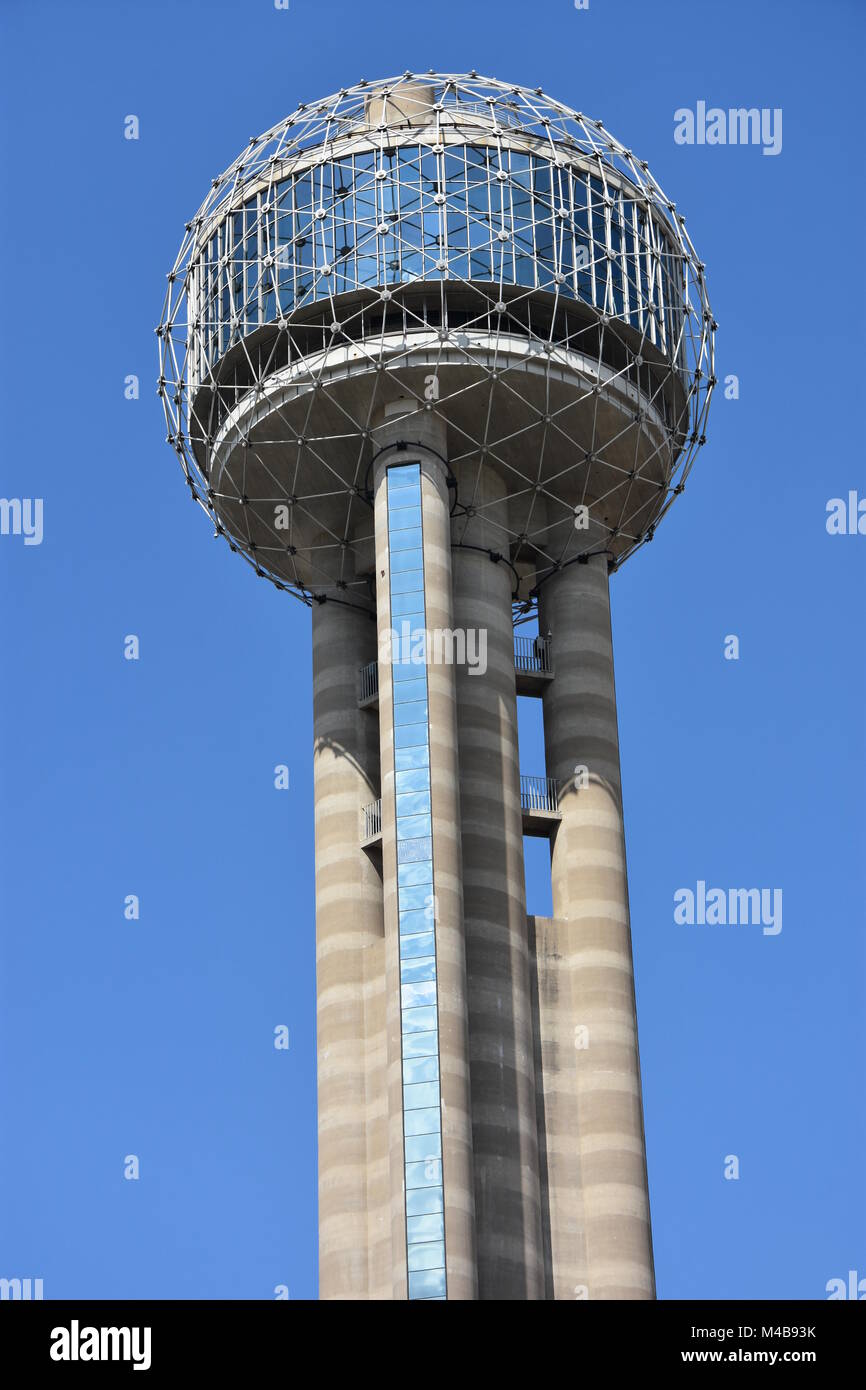 Reunion Tower in Dallas, Texas Stock Photo - Alamy