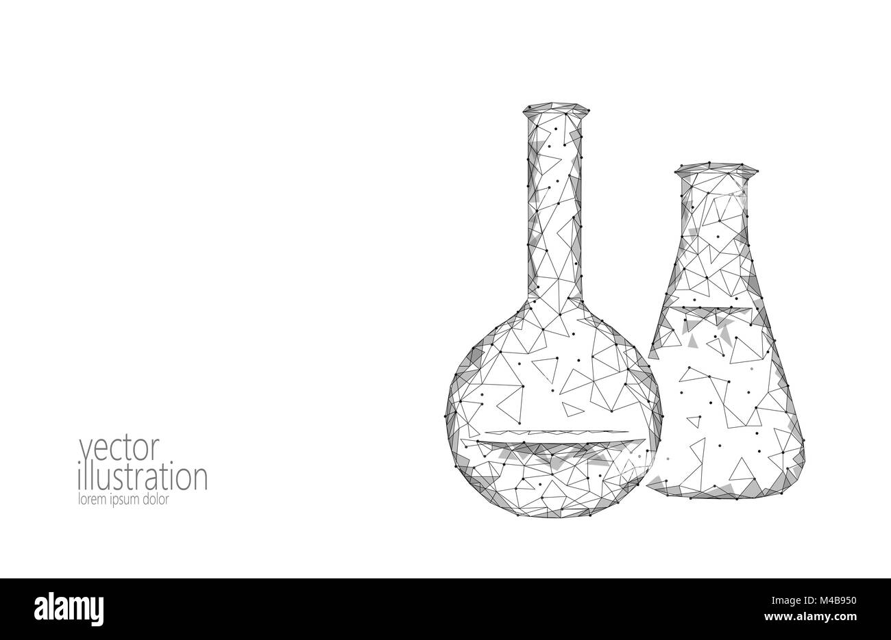 Scientific background low poly Cut Out Stock Images & Pictures - Alamy