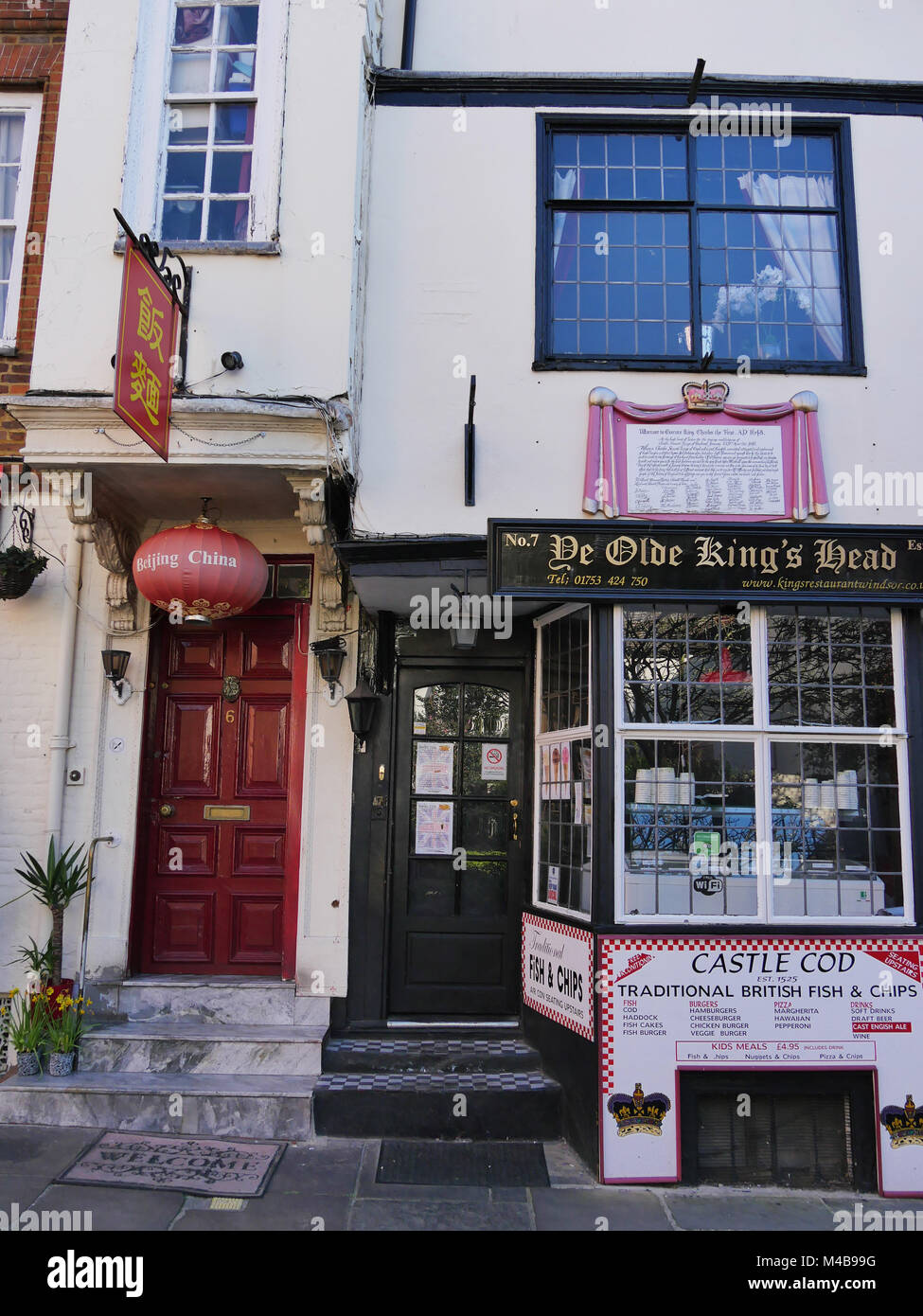 Old kings head restaurant windsor hi-res stock photography and images ...