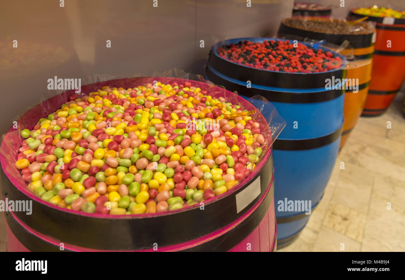 Colorful barrels hi-res stock photography and images - Alamy