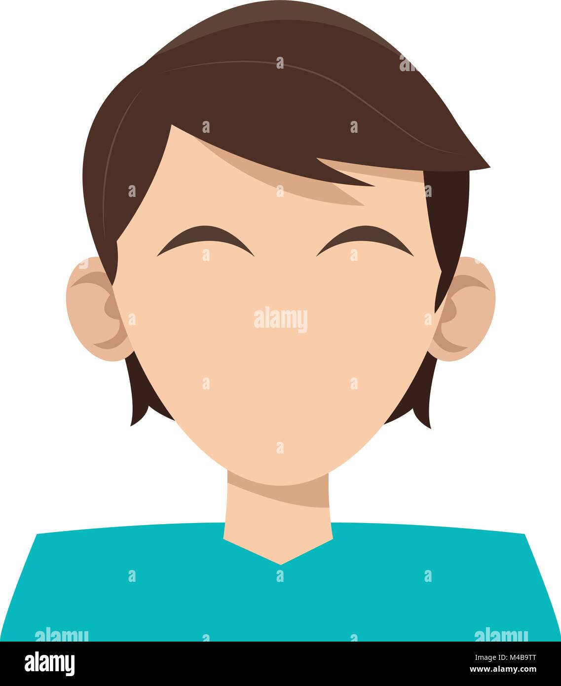 Vector illustration generic cartoon character Stock Vector Images - Alamy