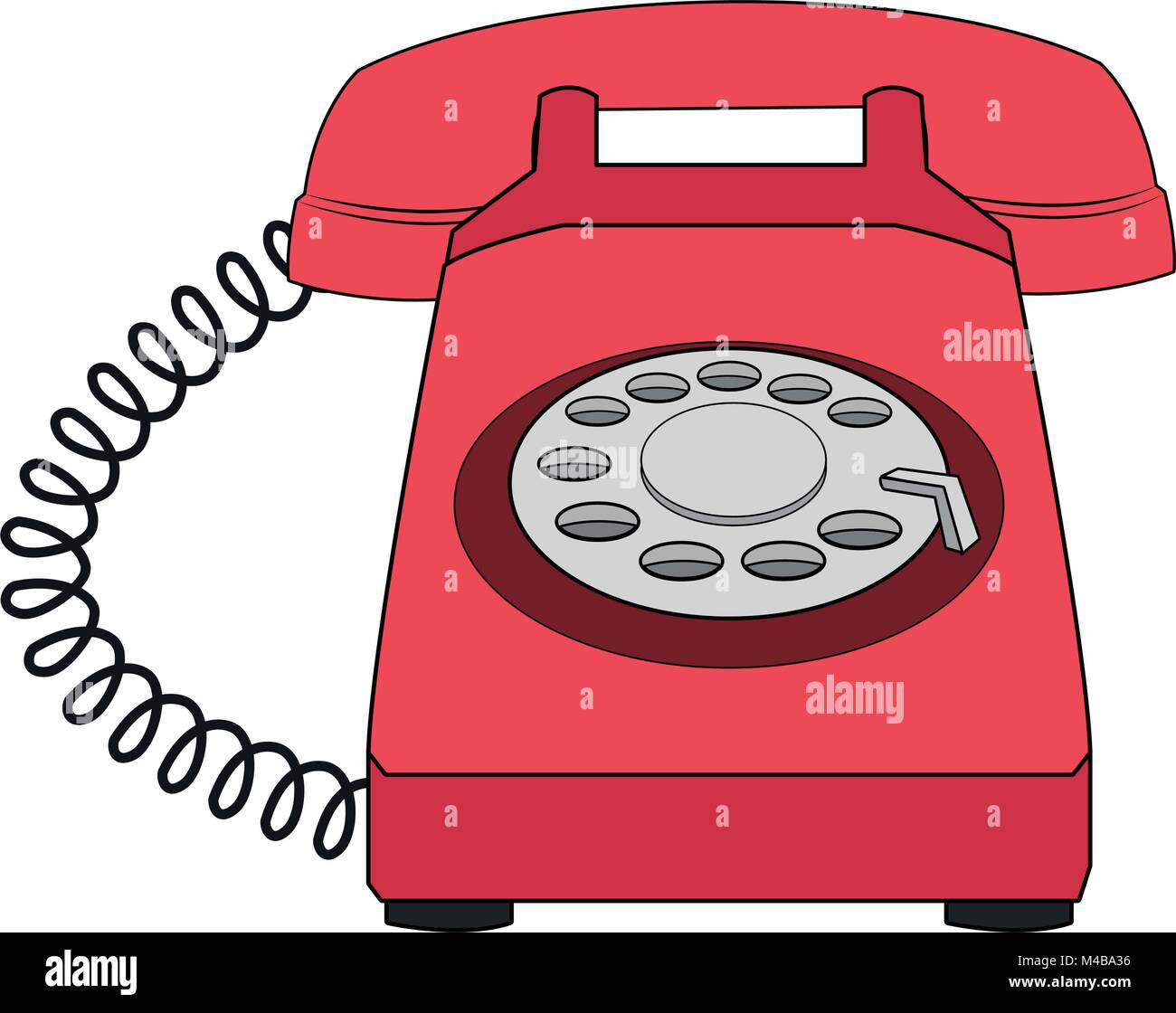 Vintage telephone cartoon Stock Vector Image & Art - Alamy