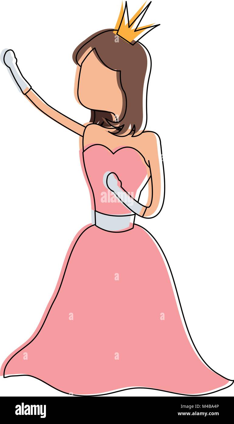 Princess cute cartoon Stock Vector Image & Art - Alamy