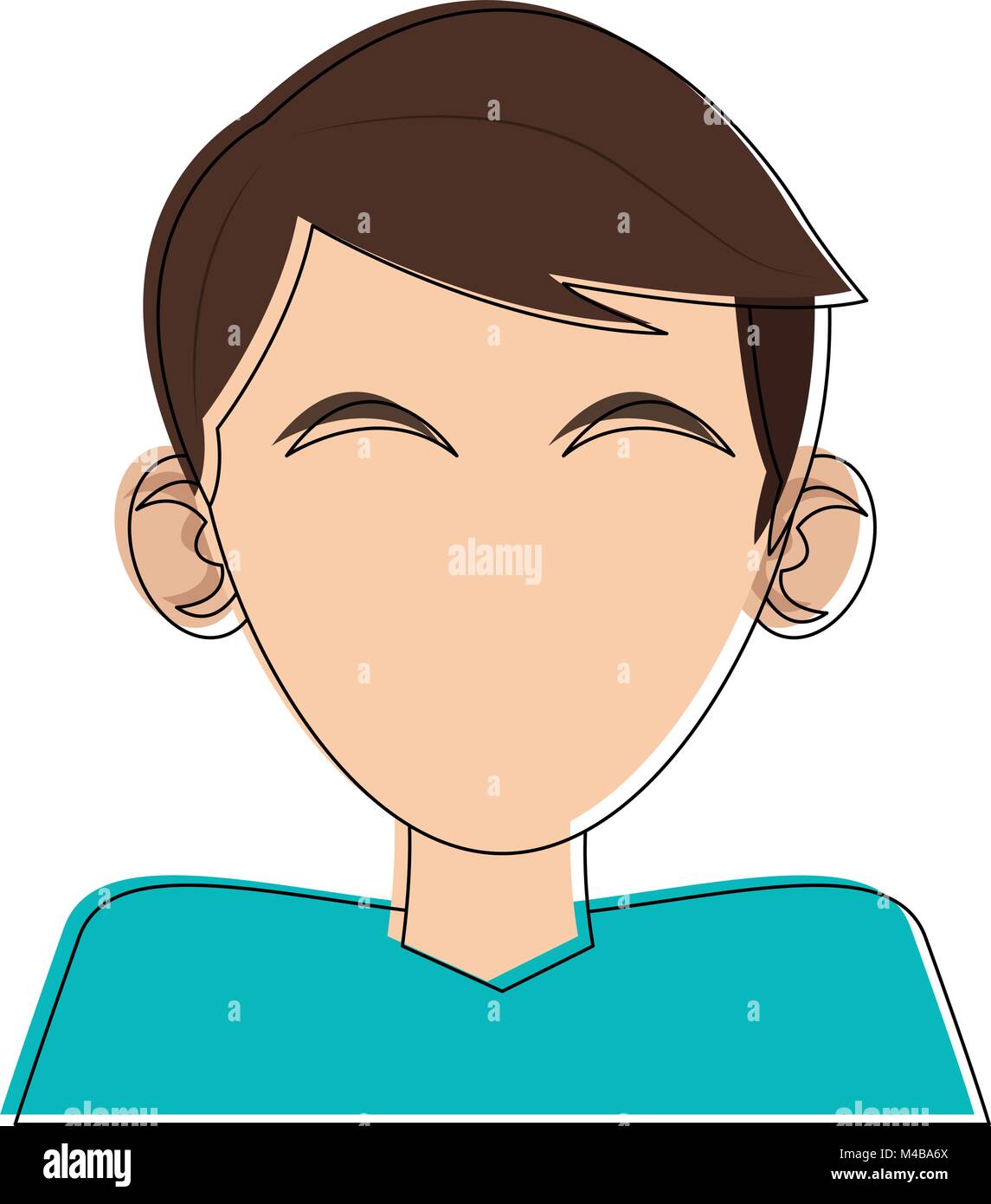 Man faceless cartoon Stock Vector Image & Art - Alamy