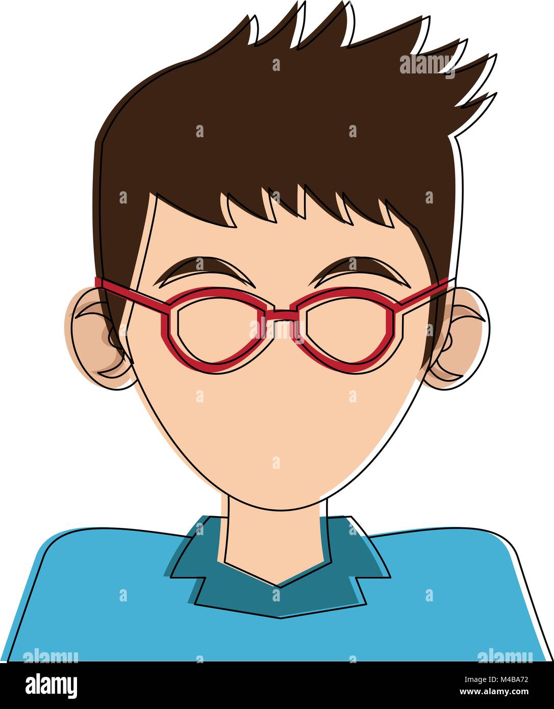 Man faceless cartoon Stock Vector Image & Art - Alamy