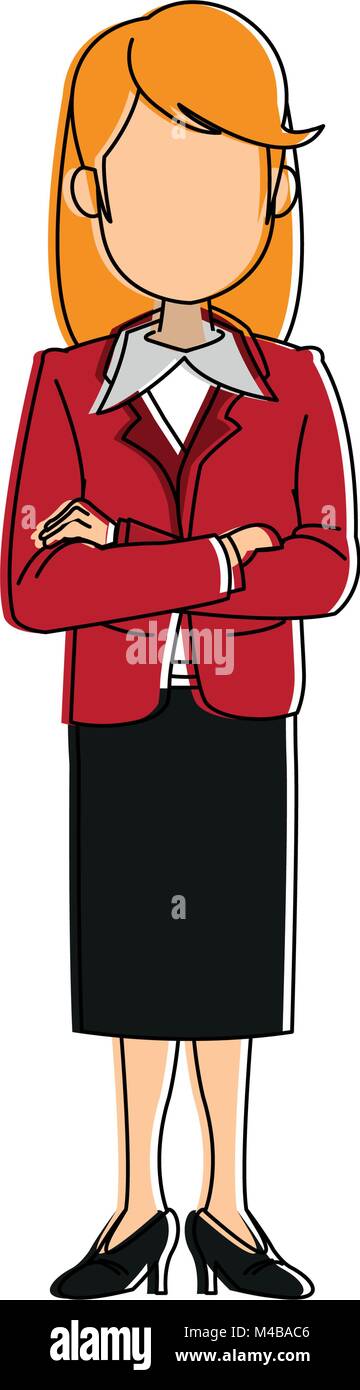 Business woman cartoon Stock Vector Image & Art - Alamy