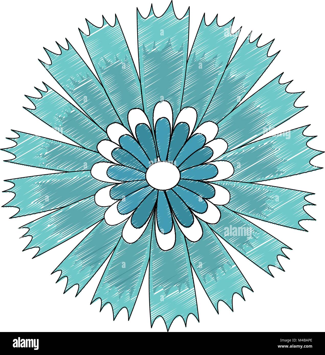 Beautiful flower symbol Stock Vector Image & Art - Alamy