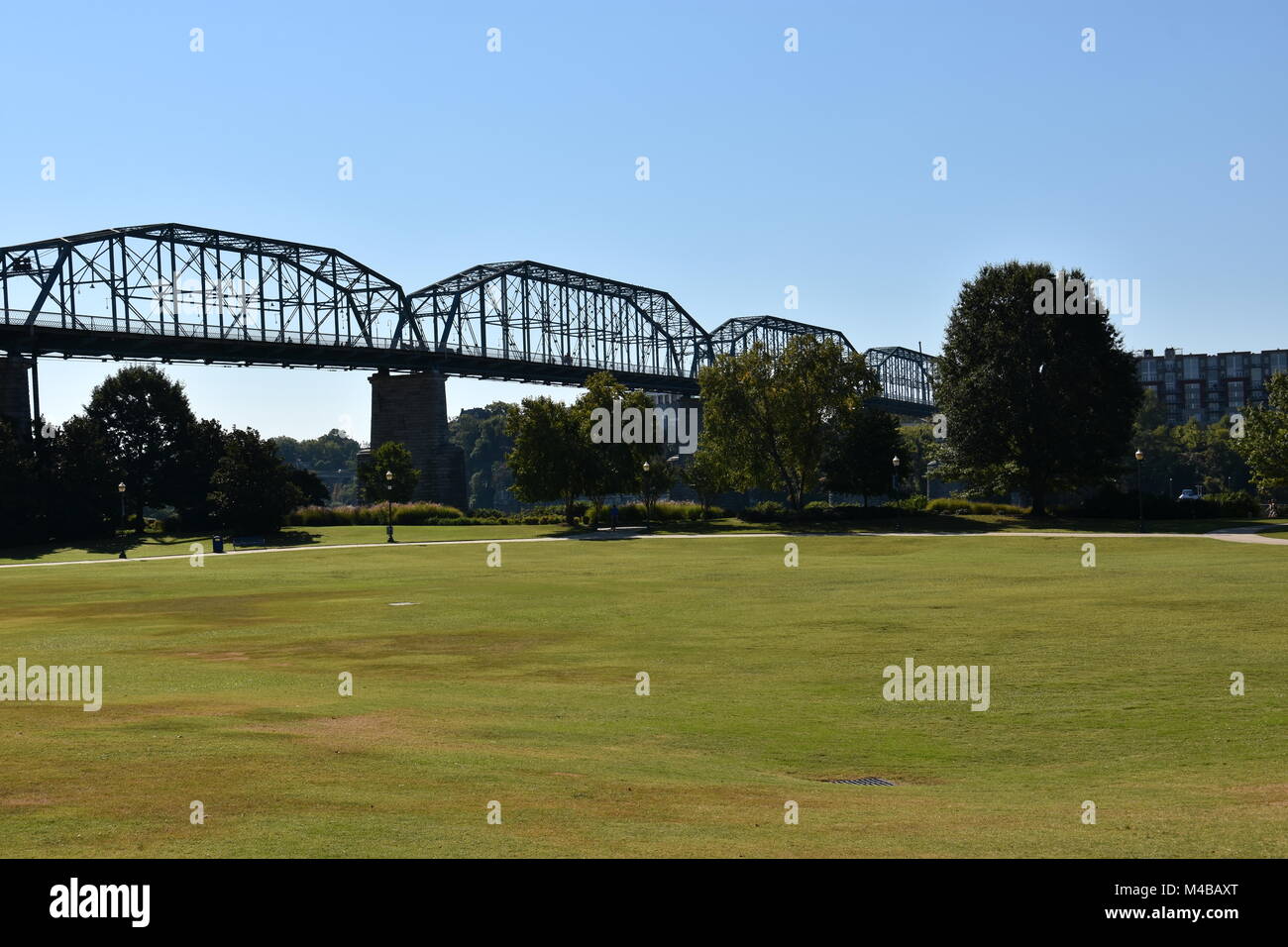 Walnut Street Bridge in Chattanooga, Tennessee Stock Photo - Alamy