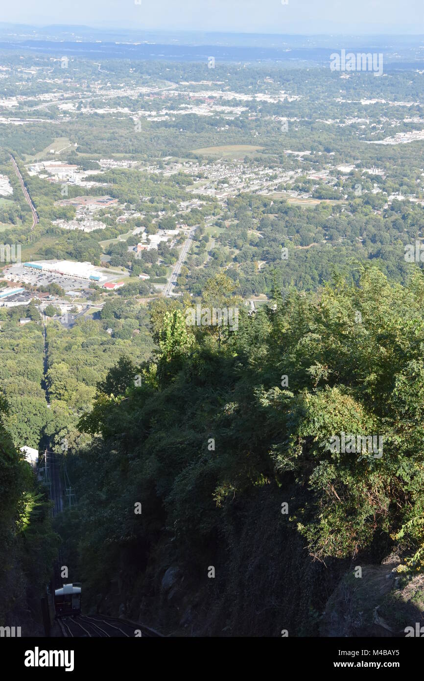 The Lookout Mountain Incline Railway in Chattanooga, Tennessee Stock ...