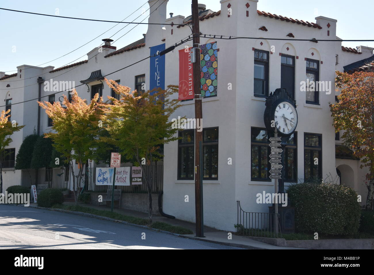 Bluff View Arts District in Chattanooga, Tennessee Stock Photo - Alamy