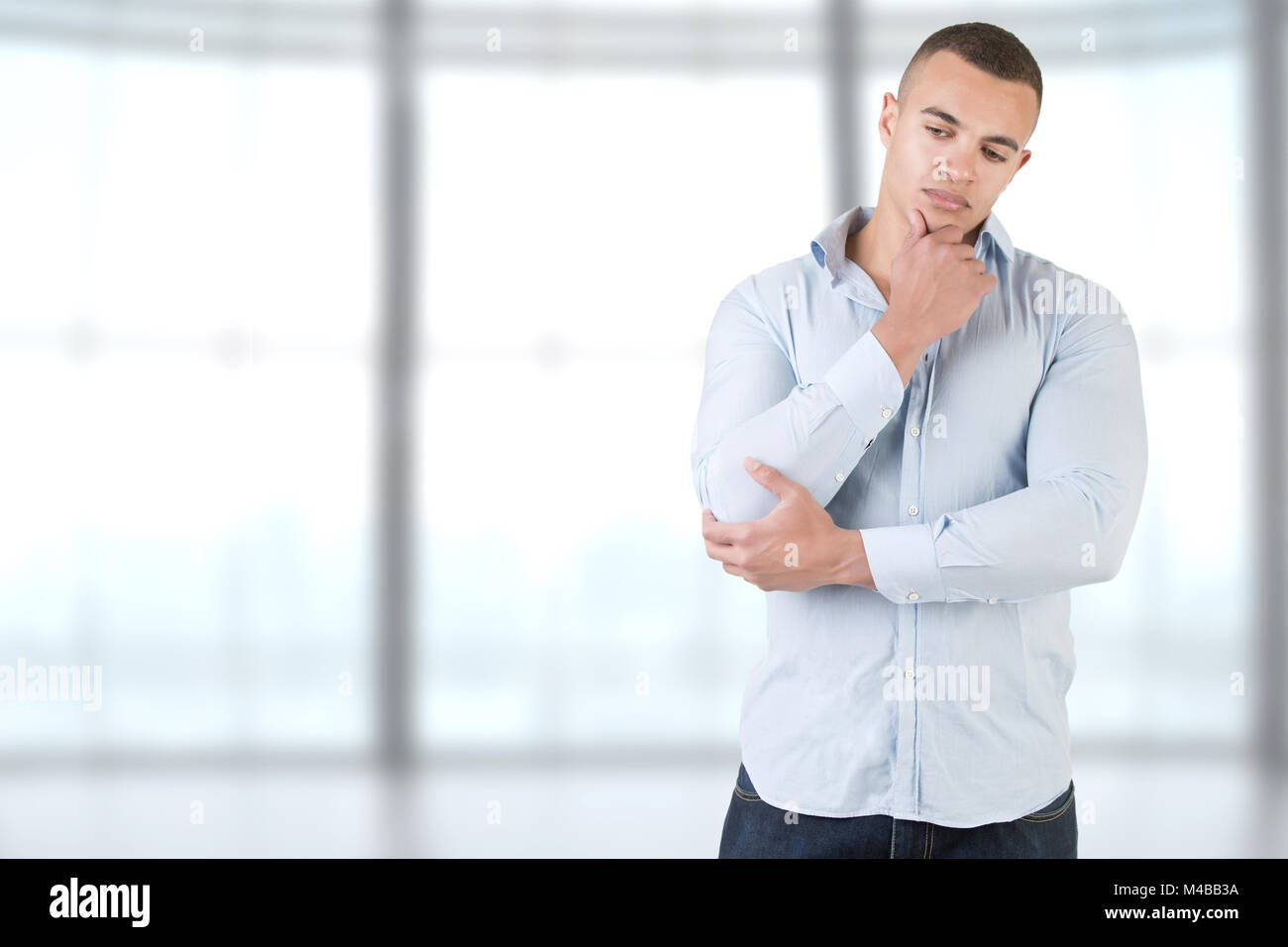 Solution thinking man hi-res stock photography and images - Alamy