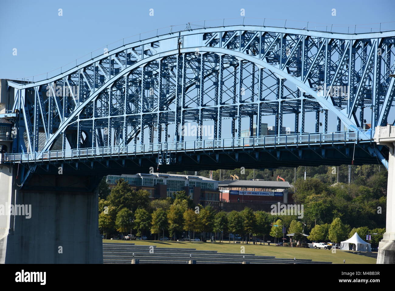 John Ross Bridge on Market Street in Chattanooga, Tennessee Stock Photo ...