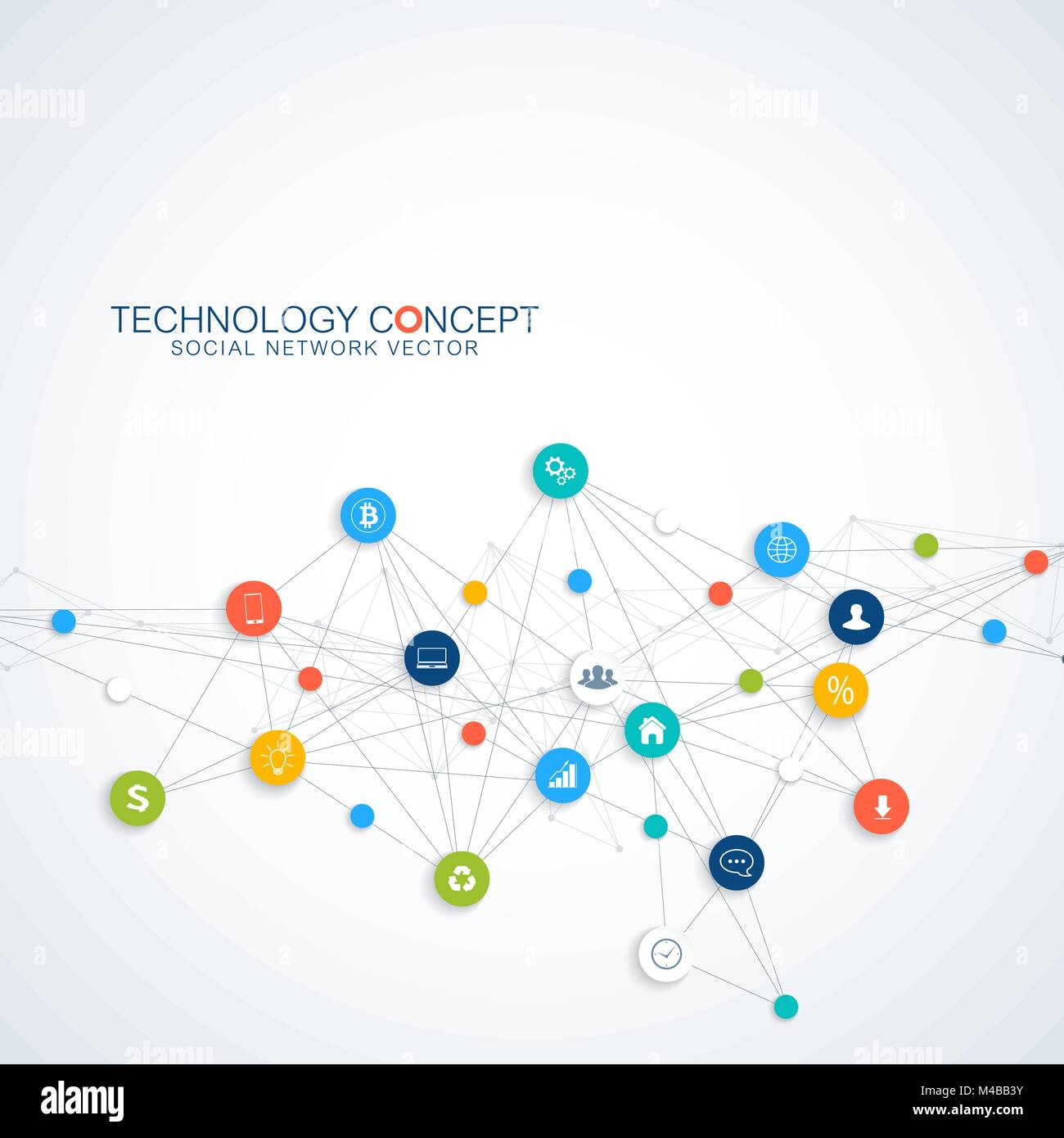 Abstract business vector infographic. Cloud computing and global ...